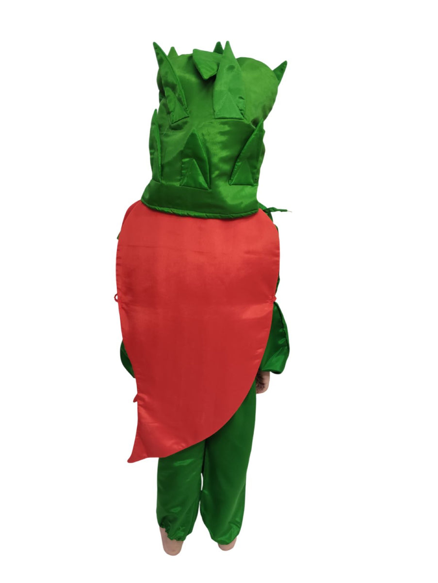 Rent Buy Red Chilli Vegetable Kids Fancy Dress Costume Online India ...
