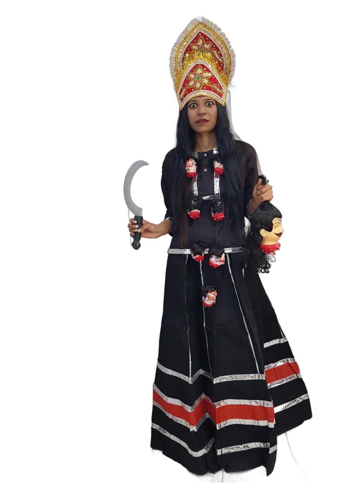 Buy Rent Kali Mata Girls & Women Fancy Dress Costume Online in India
