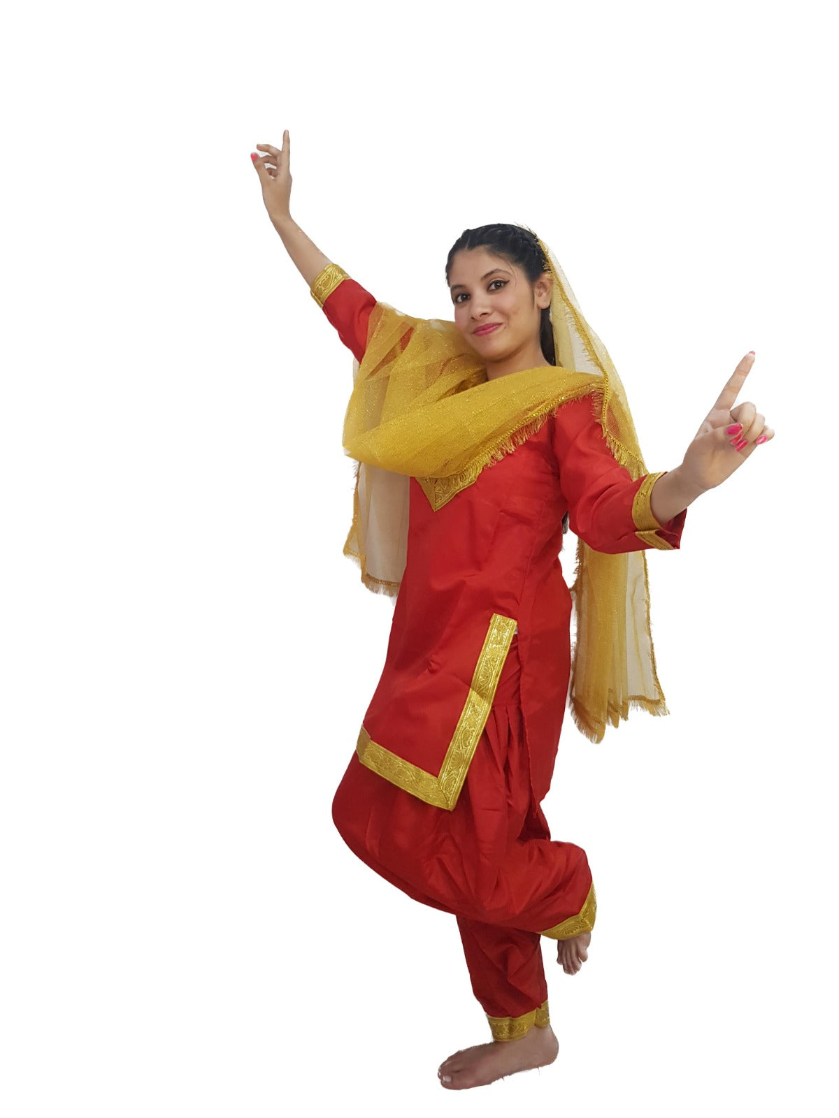 Rent or Buy Punjabi Gidda Girl Fancy Dress Costume Online in India