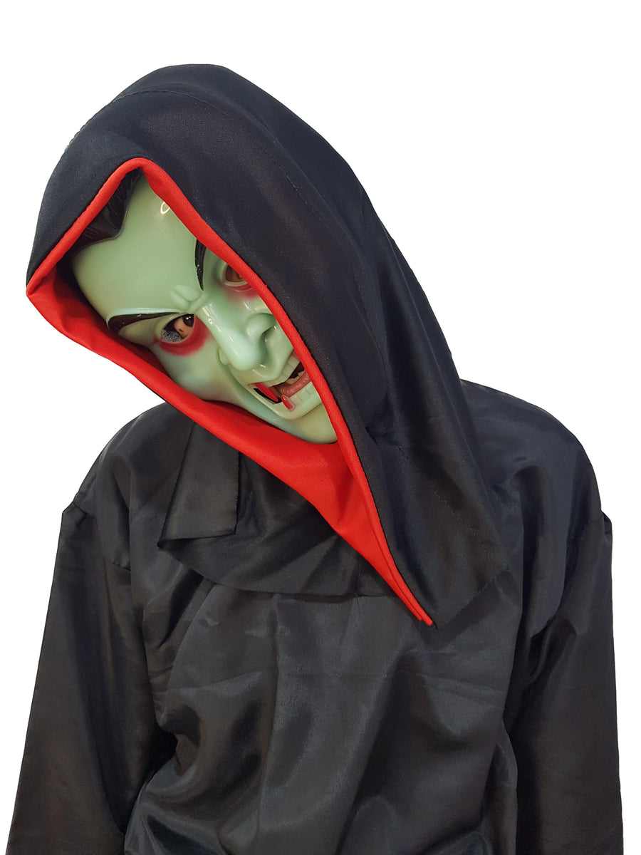 Dracula Vampire Radium Mask Kids & Adults Fancy Dress Costume Accessor ...