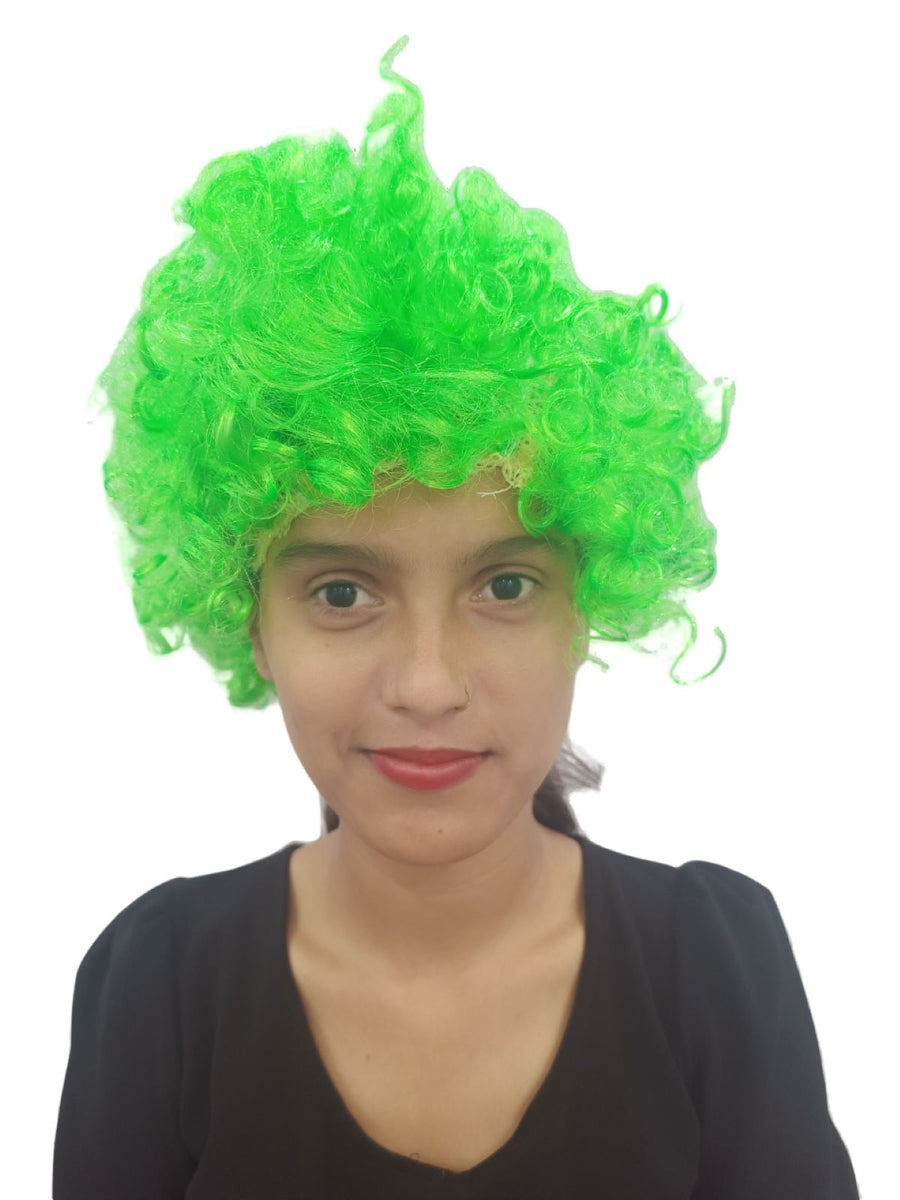 Buy Green Clown Wig Unisex Kids Adults Costume Accessory Online India ...