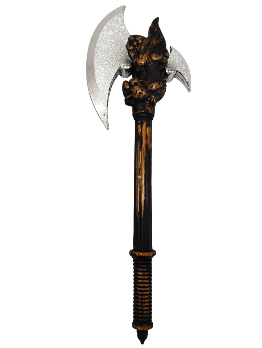 BookMyCostume Plastic Dragon Battle Axe Prop for Kids & Adults | Fanta
