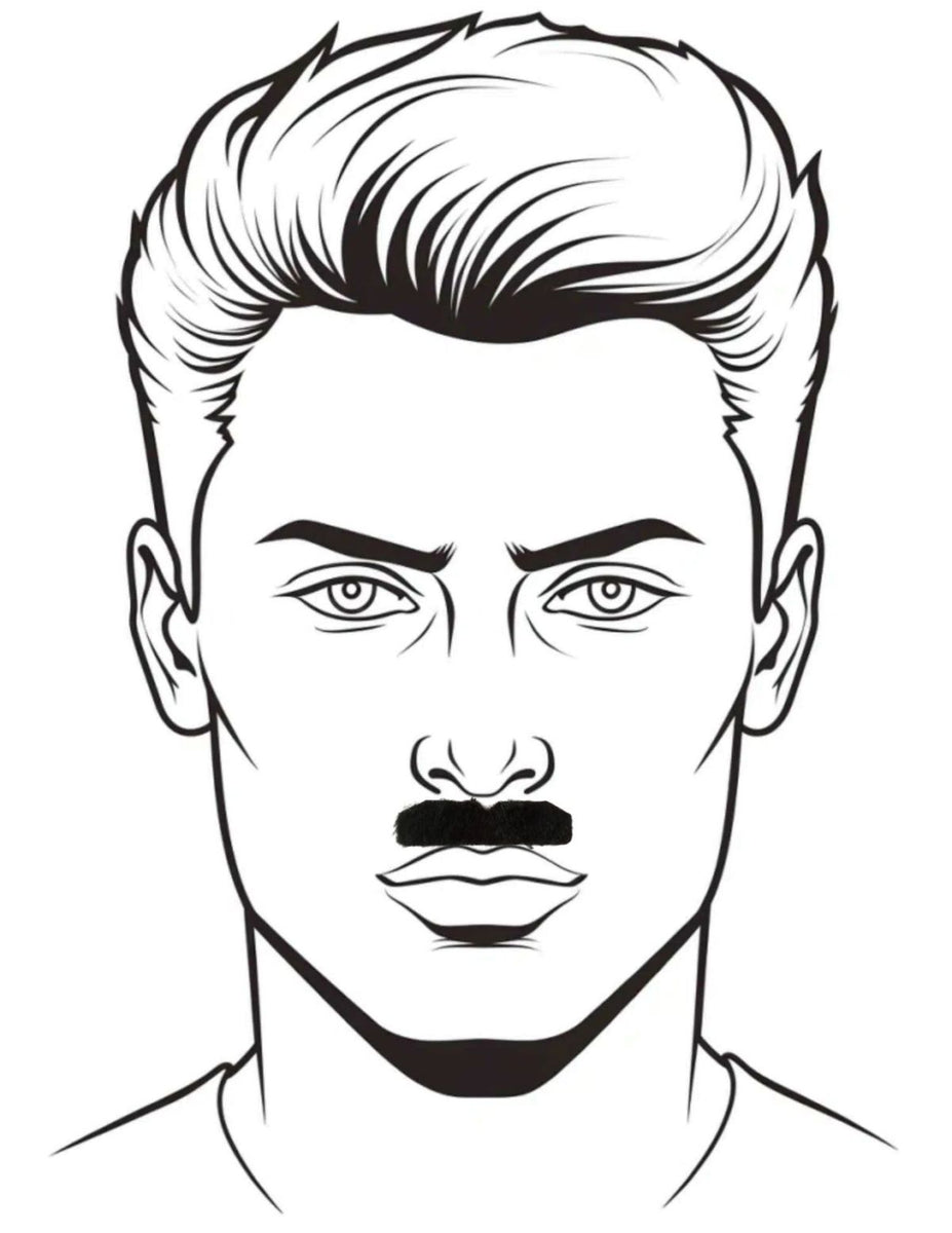 Stick-On Moustache Set – 12 Pieces with 6 Unique Styles | Self-Adhesiv ...