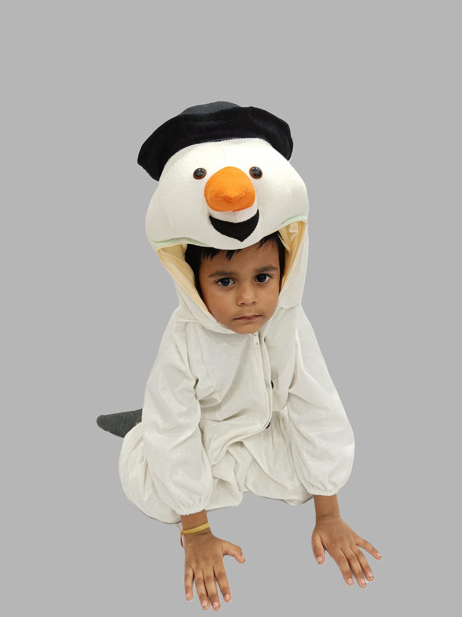BookMyCostume Snowman Jumpsuit for kids Fancy Dress Costume | Winter l