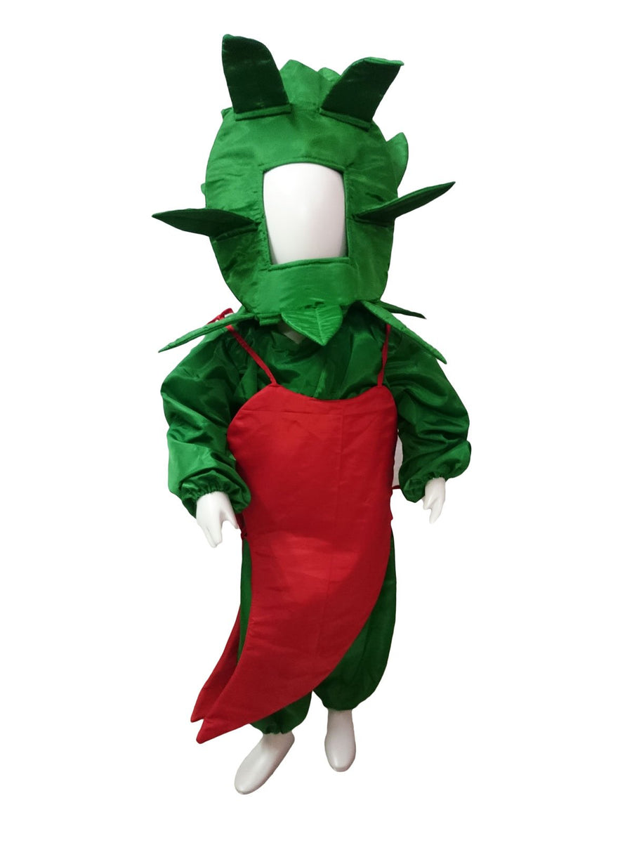 Rent Buy Red Chilli Vegetable Kids Fancy Dress Costume Online India ...