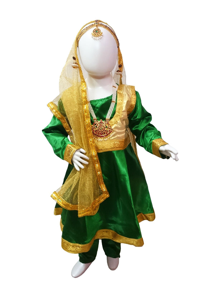Rent Buy Kathak Folk Dance Costume for Girls & Women Online in India ...