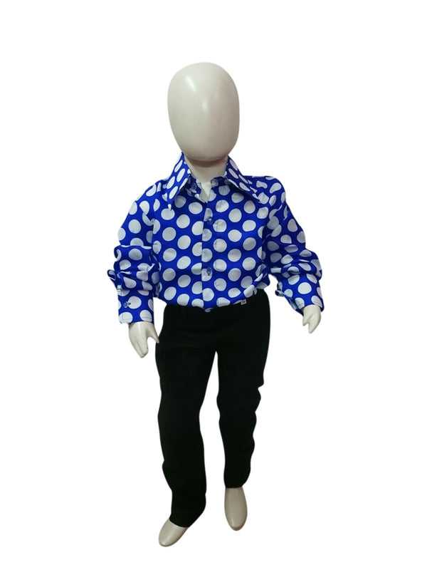 Rent or Buy Retro Theme Blue Fancy Dress Costume Online in India