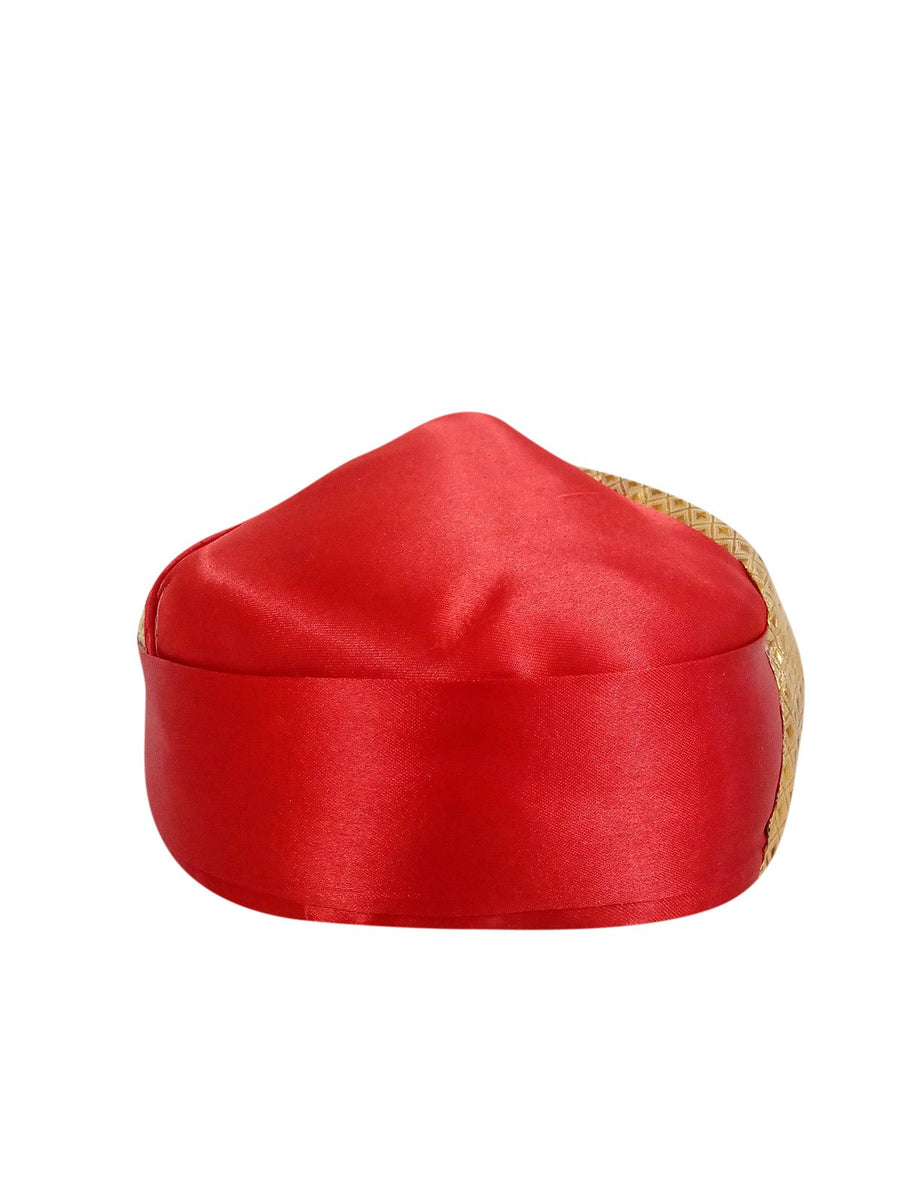 Rent or Buy Red Indian Raja Pagdi Fancy Dress Costume Online in India ...