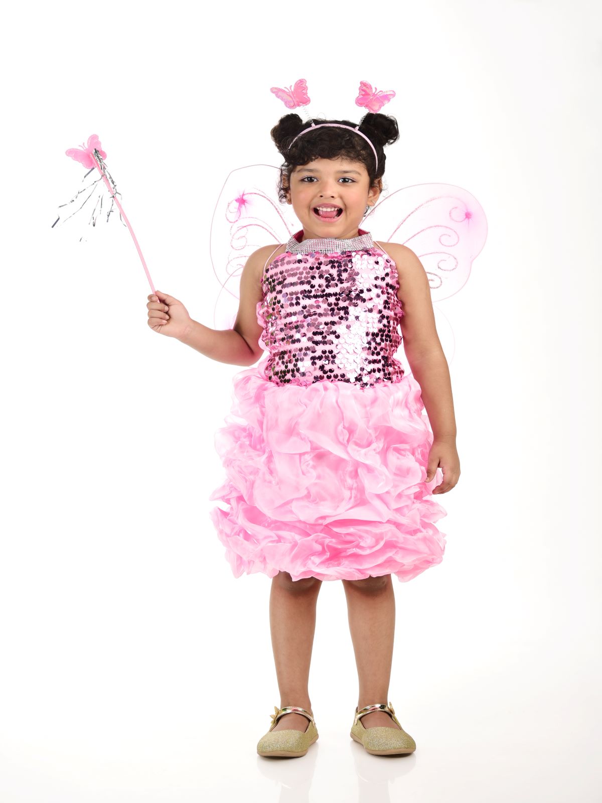 Pink Butterfly costume with Wings Fancy Dress Costume for girls Online