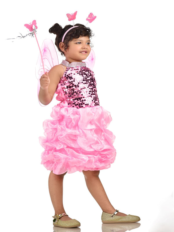 Pink Butterfly costume with Wings Fancy Dress Costume for girls Online