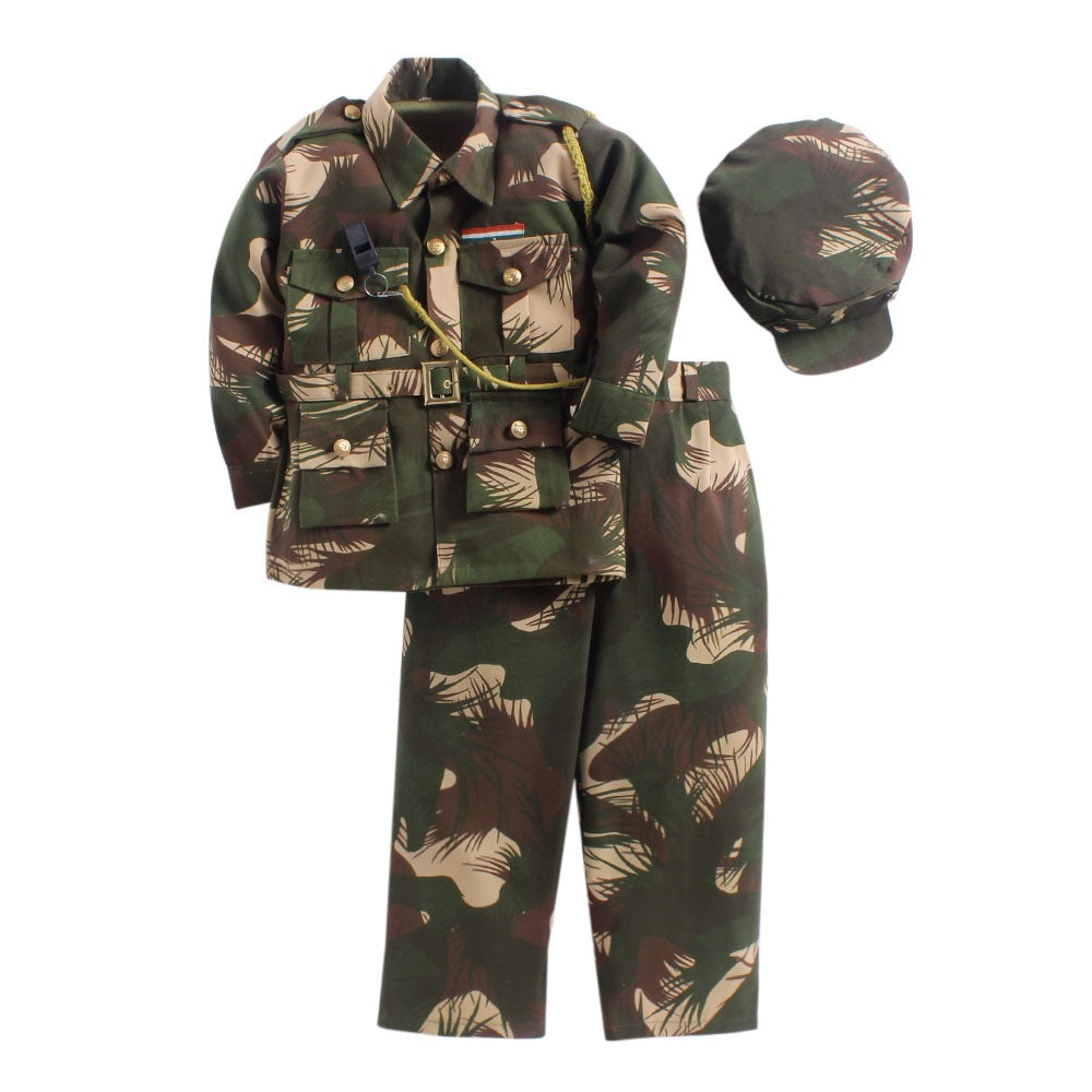Rent or Buy Para Military Commando Kids Fancy Dress Costume in India