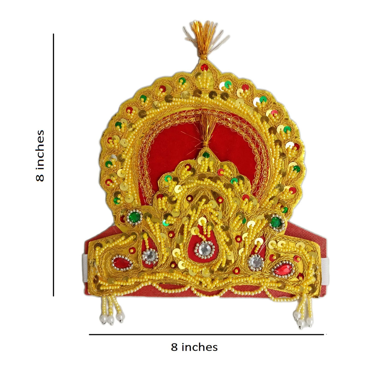 Mythological Character Multicolor Crown Mukut Kids Fancy Dress Costume