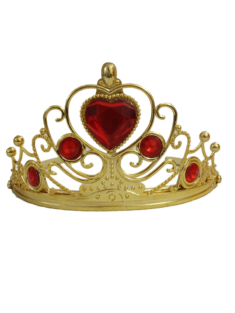 Royal Golden Princess Tiara Crown HeadBand Fancy Dress Costume Accesso ...