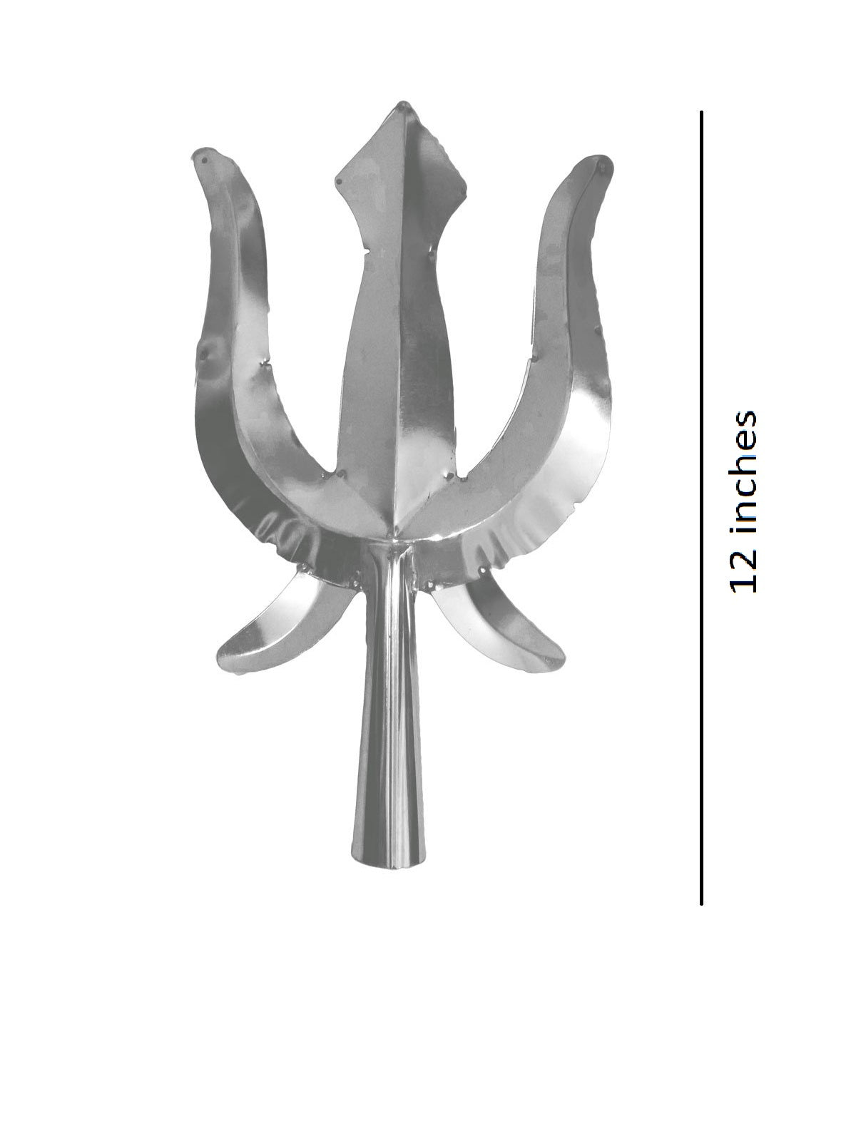 Lord Shiva Silver Trishul Trident Kids & Adults Fancy Dress Costume Ac