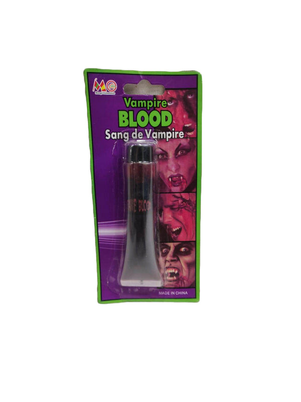 Theatrical Vampire Blood Tube Kids & Adults Halloween Fancy Dress Cost
